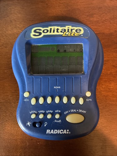 Radica 1997 Solitaire Lite Handheld Electronic Game Tested and Working ...