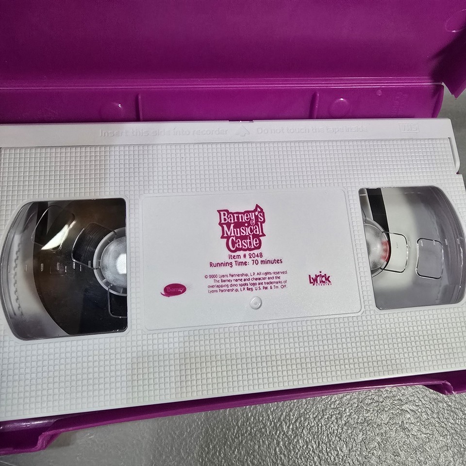 Barney's Musical Castle: Live! VHS 2001 Never Seen On TV Kids Sing ...