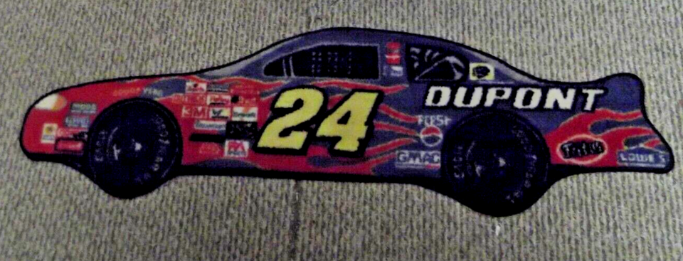 JEFF GORDON NASCAR 24 DUPONT CAR CARPET RUG 12" X 46" | eBay
