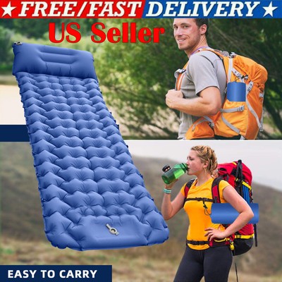 Camping Cot for Adult Comfortable Inflatable Military Army Mattress ...