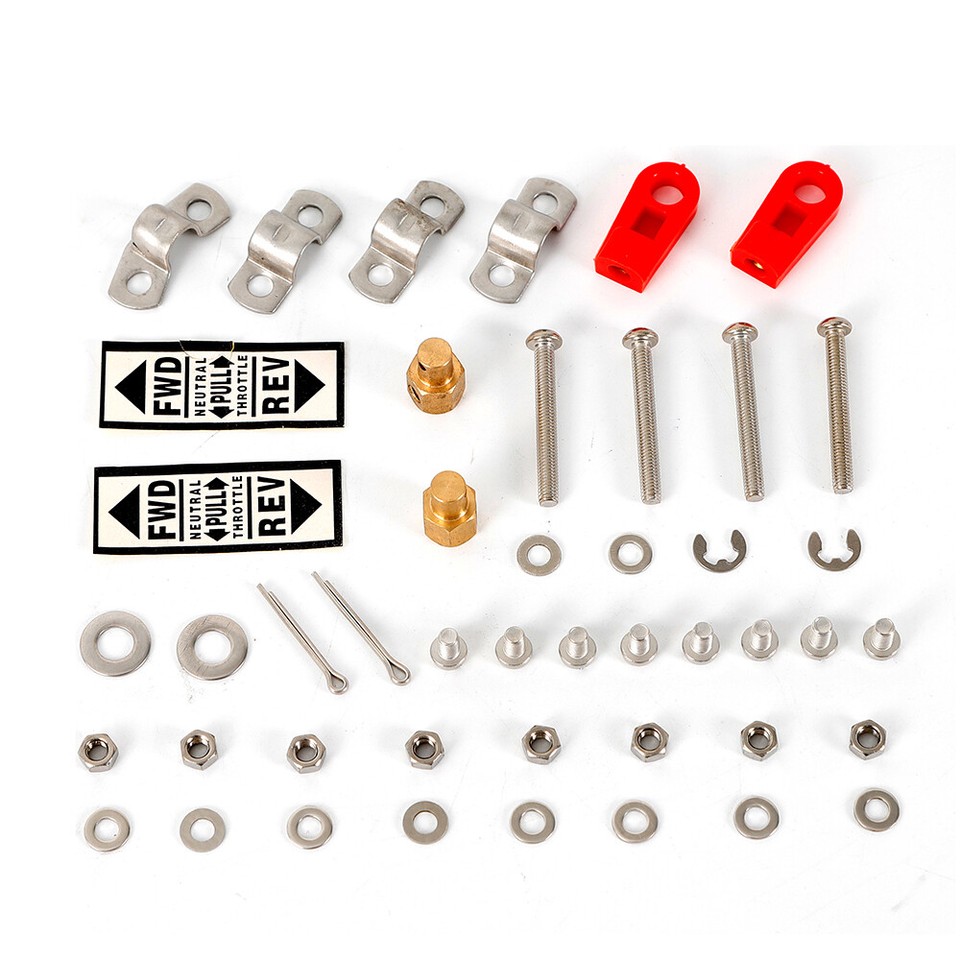 Marine Boat Twin Lever Dual Engine Shift Throttle Top-Mount Engine ...