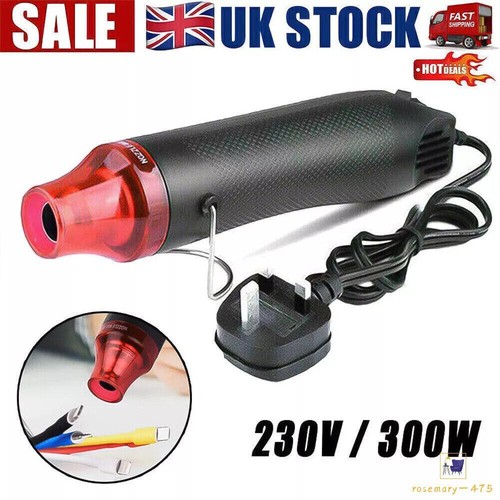 300W Handheld Hot Air Gun Portable Mini Heat Gun for DIY Crafts Shrink ...