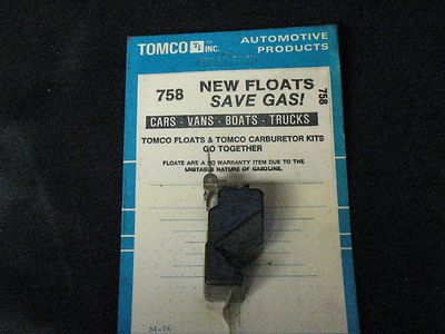 NOS Tomco Carburetor Float 758 | eBay