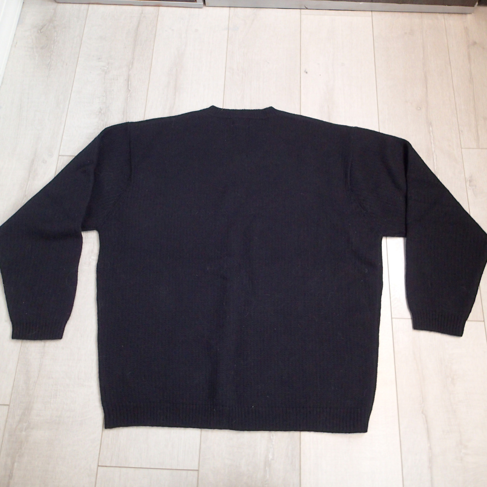 L.L. Bean Men's Navy Blue lambswool bl V Neck Sweater XL v neck y5 ...
