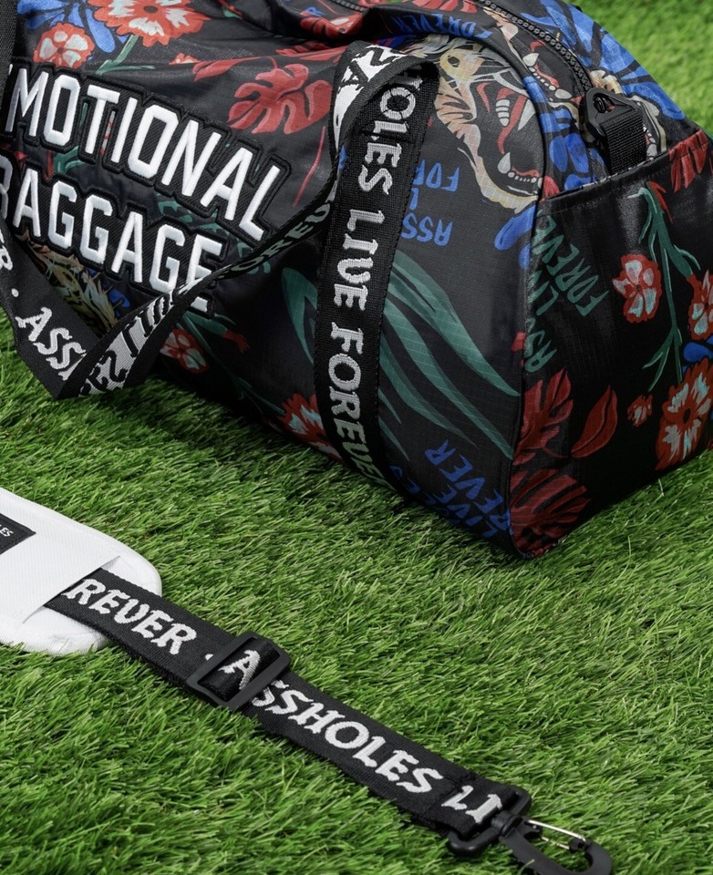 ASSHOLES*S LIVE FOREVER (ALF) - Emotional Baggage Duffle Bag Lion Red ...