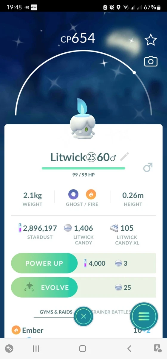 Shiny Litwick