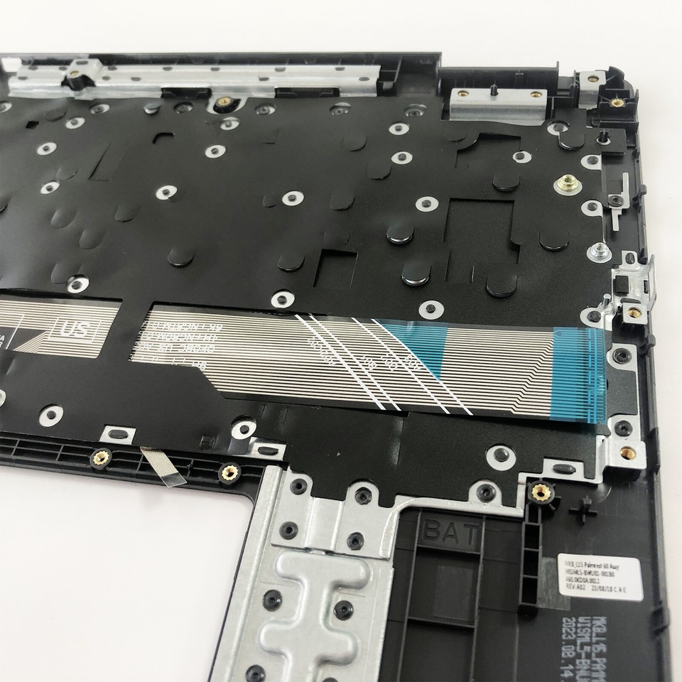 For Dell Latitude 3510 LCD Back Cover/Palmrest /Non-Backlit Keyboard ...