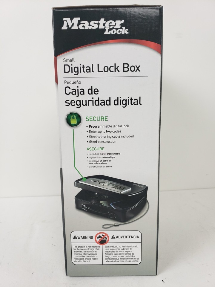 NEW Master Lock Electronic/Keypad Digital Residential Floor Safe Lock ...