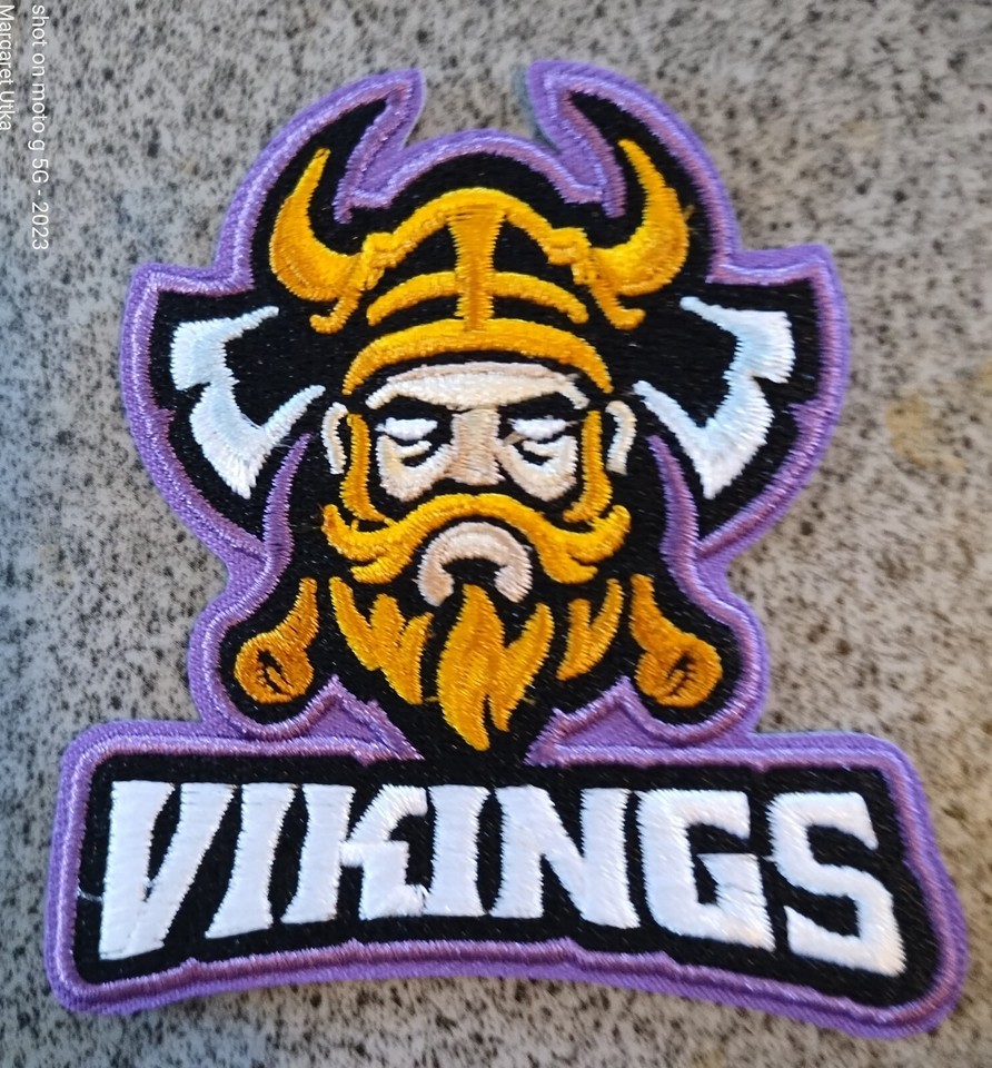 Minnesota Vikings Embroidered IRON ON PATCH | eBay