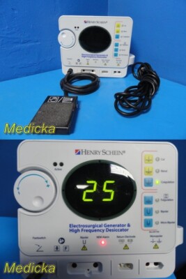 Henry Schein Electrosurgical Generator Ref 570-0582 (50W) W/ Foot Pedal ...