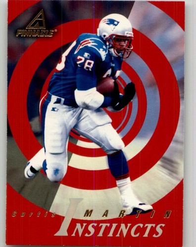 1997 Pinnacle Curtis Martin #196 New England Patriots | eBay