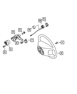 Genuine Mopar Ignition Key Cylinder Trim Ring YA96XDVAA | eBay