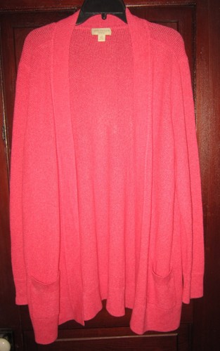 Appleseed's Womens Plus 2X Knit Cardigan Sweater Coat Duster Linen ...