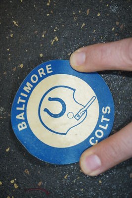 Vintage Baltimore Colts NFL Iron On Patch | eBay