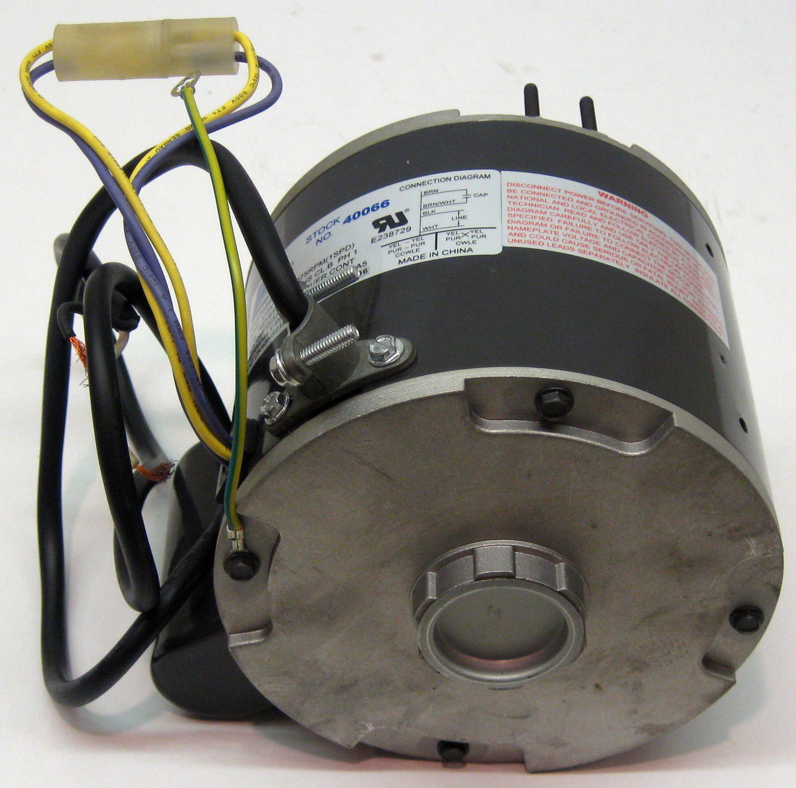 40066 Unit Heater Motor 115 Volts 1075 RPM 1/6 H.P. 2.40 Amps 5 5/8 ...
