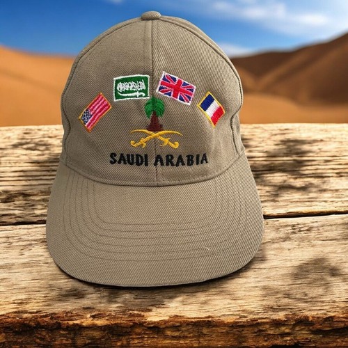 Saudi Arabia Flag Embroidered Cap With International Flags One Size ...