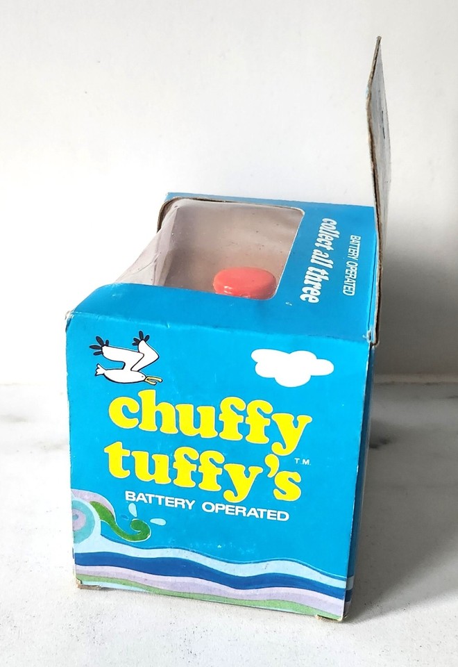 Vintage HONG KONG TOY A BATER TOY CHUFFY TUFFY'S BATTERY OPERATED TUG ...
