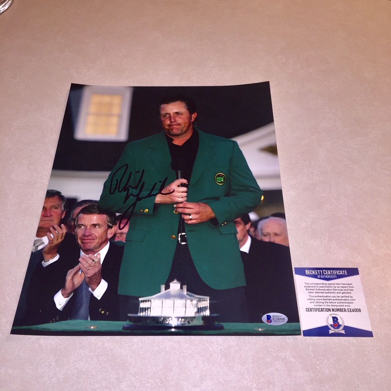 Phil Mickelson Golf Memorabilia & Signed Golf Collectibles