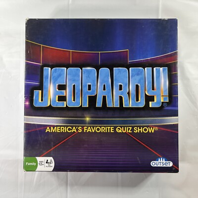 Jeopardy Board Game - Outset Media 2016 Complete In Box | eBay