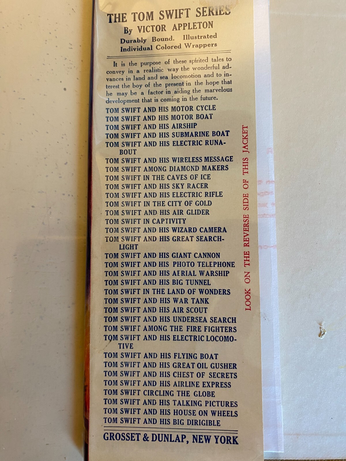 Tom Swift and His Big Dirigible First Edition First Printing Scarce! | eBay