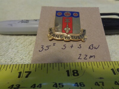 35th Service & Supply Battalion 22M Unit Crest, DI, DUI (DRAW#215) | eBay