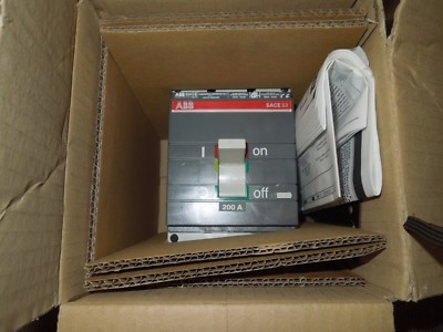 ABB S3HQ200TW SACE S3 S3H 200A 3P 480V / 500VDC Circuit Breaker New ...