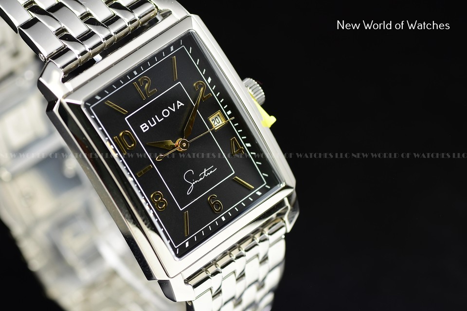 Bulova Men's Frank Sinatra Sapphire Crystal Stainless Steel Band Watch ...