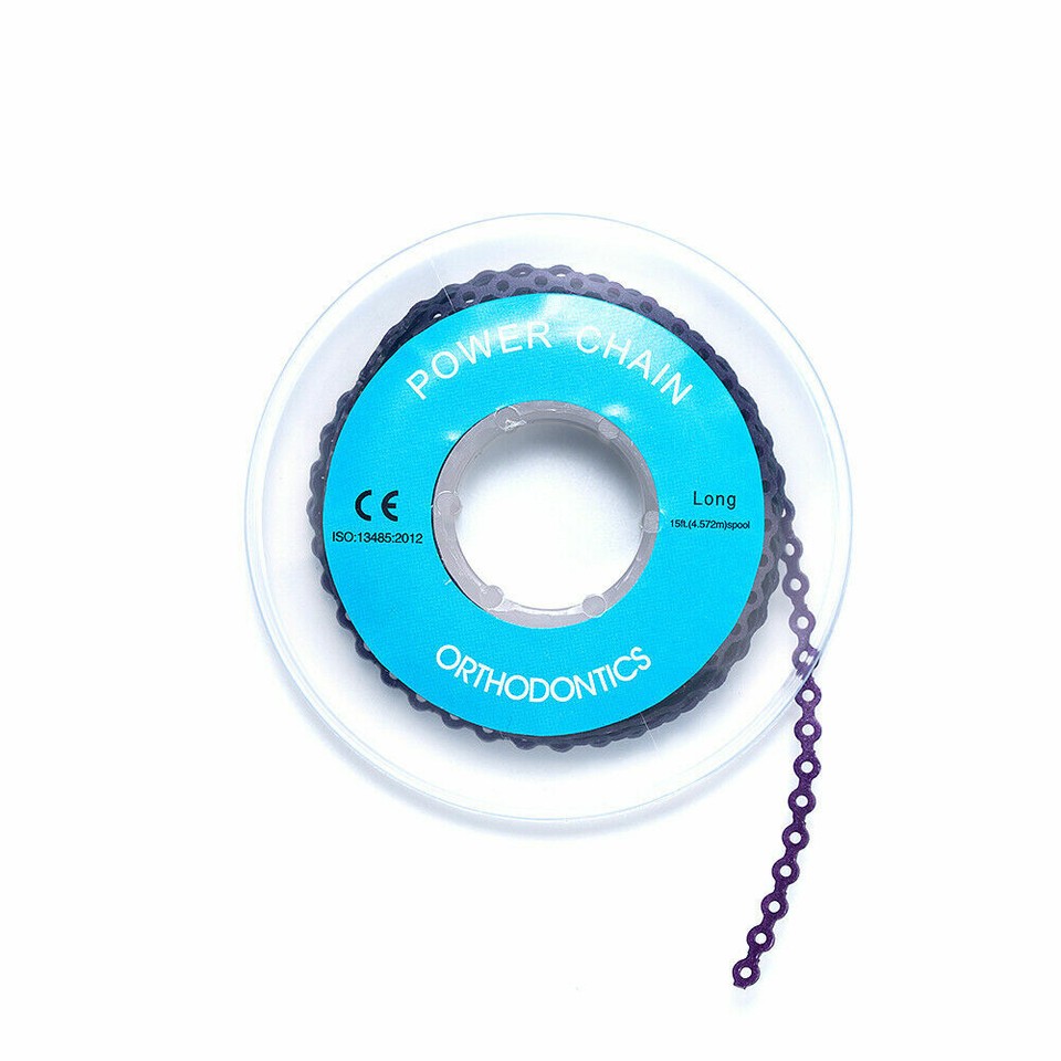 15feet Dental braces Power Chains Orthodontic super Elastic Closed ...