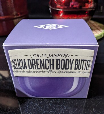 Sol de Janeiro DELICIA DRENCH Body Butter 8.1oz/ 240mL FULL Sz NEW IN ...