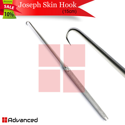 Joseph Skin Hook 6" Dermal Skin Hook Single Prong Medical Veterinary ...