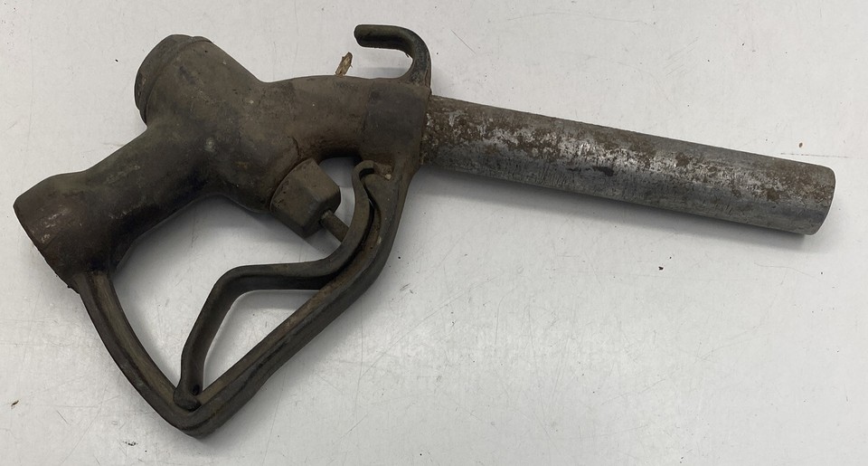 RARE ANTIQUE BUCKEYE BRASS GAS PUMP HANDLE #845C | eBay