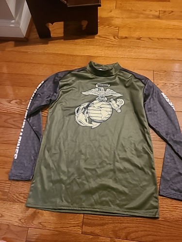 USMC Shirt Mens M Marine Corps Marathon 2023 Running Rash Guard ...