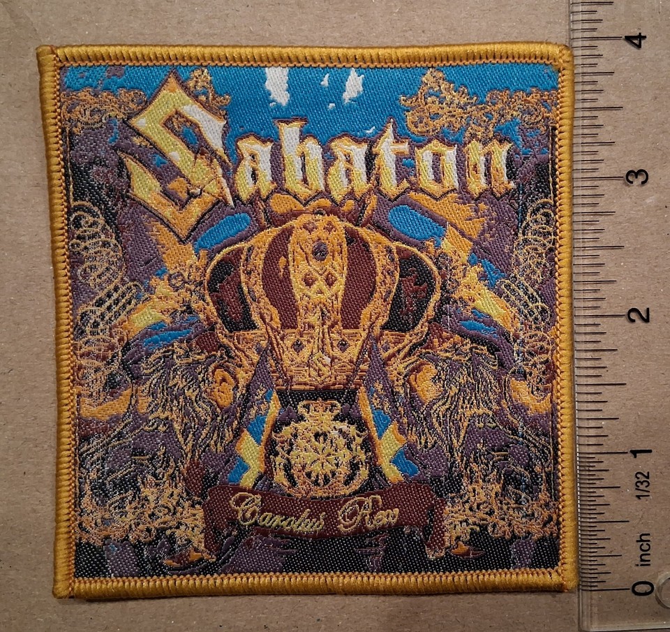 Sabaton Carolus Rex Woven Patch | eBay