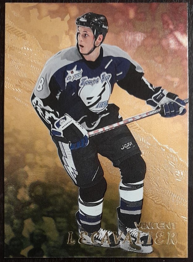 1998 - 1999 ITG Be A Player Vincent Lecavalier Gold Series #279 Hockey ...
