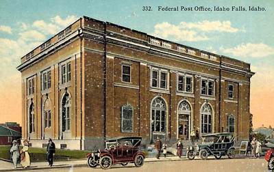 VIntage Postcard-332, Federal Post Office, Idaho Falls,ID | eBay