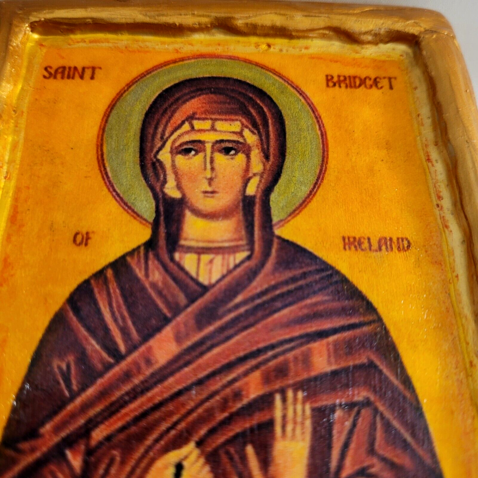 Saint Brigid Brighid Brid Bridget of Ireland Catholic & Eastern ...