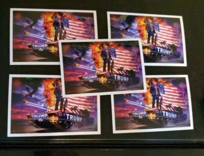 TRUMP TANK STICKERS LOT OF 5 | eBay