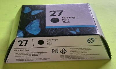 HP 27 Ink Cartridge -C8727AL Black | eBay