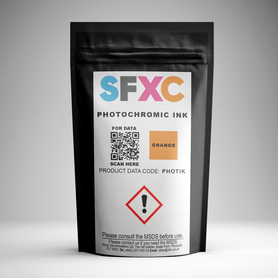 SMART INK TRIAL PACK - Thermochromic, Photochromic, Hydrochromic & Glow ...