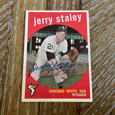 Autographed 1959 Topps JERRY STALEY | eBay