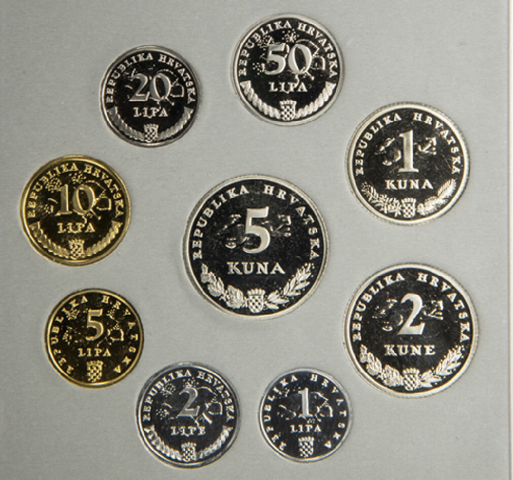 Croatian National Bank Numismatic Coin Set of Kuna and Lipa – Year 2022 ...