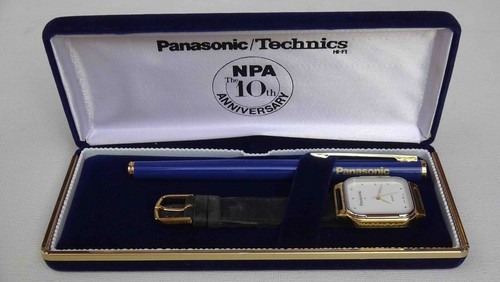 Vintage Promotional PANASONIC / TECHNICS Watch and Pen Set NPA 10th ...