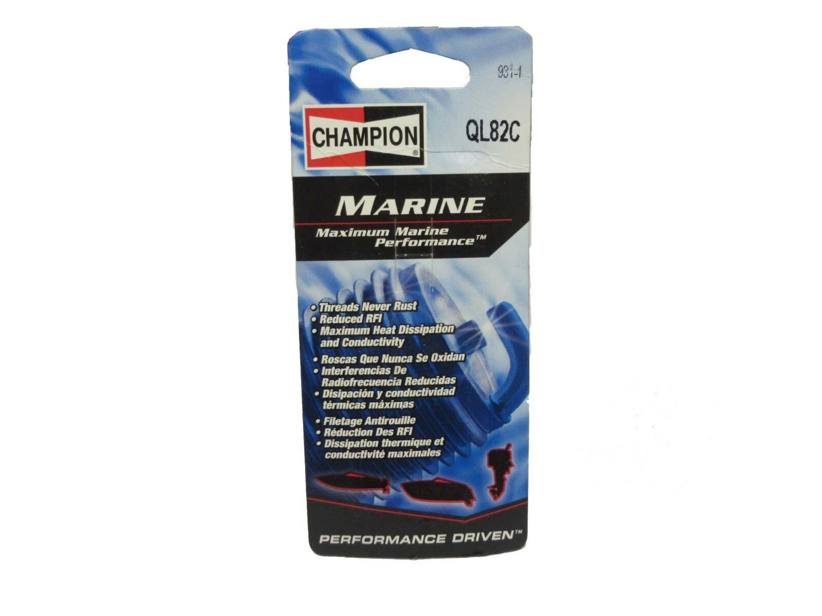 Champion 931M QL82C Marine Spark Plug Pack Of 6 | eBay