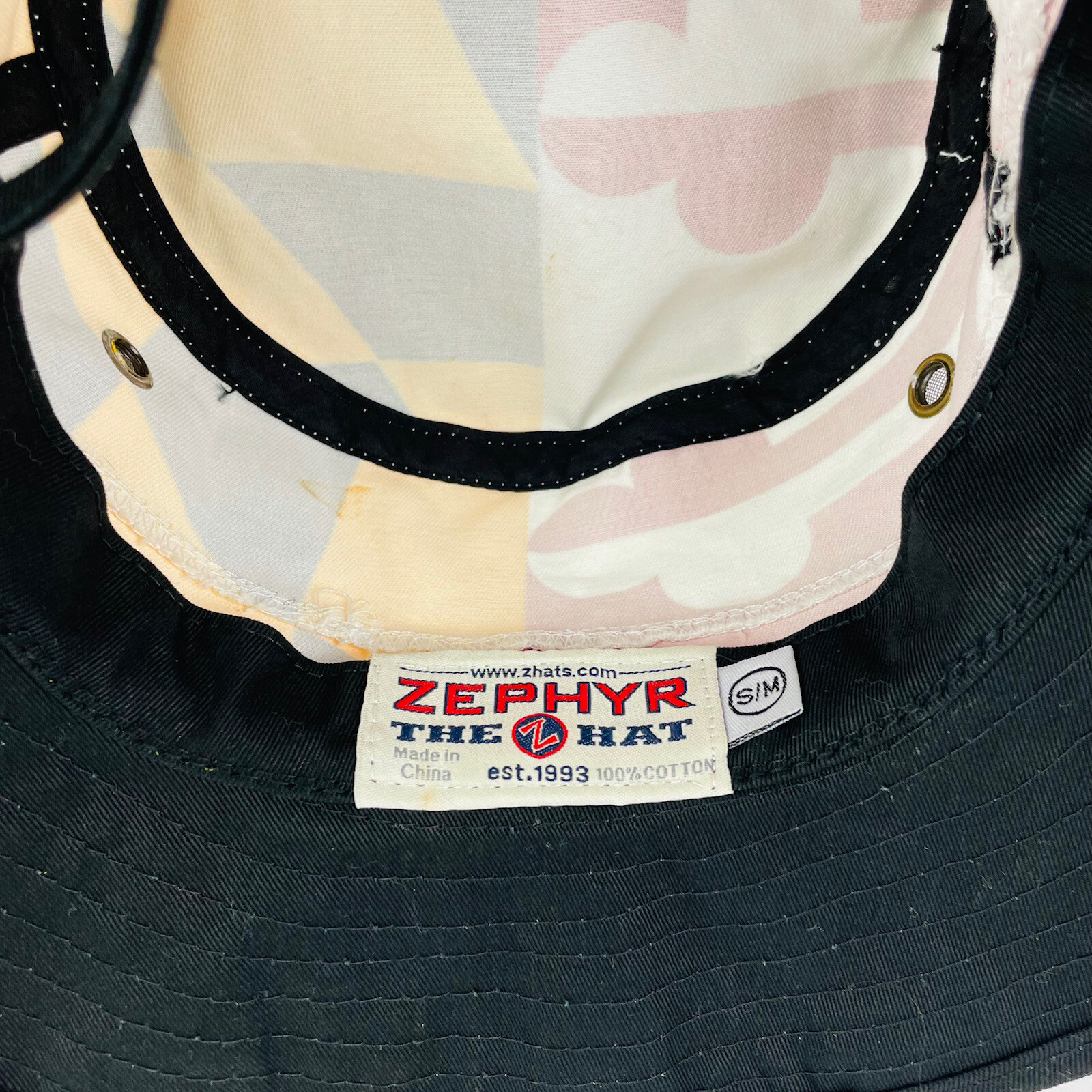 Zephyr University of Maryland Terrapins Terps Size S Bucket Hat Allover ...