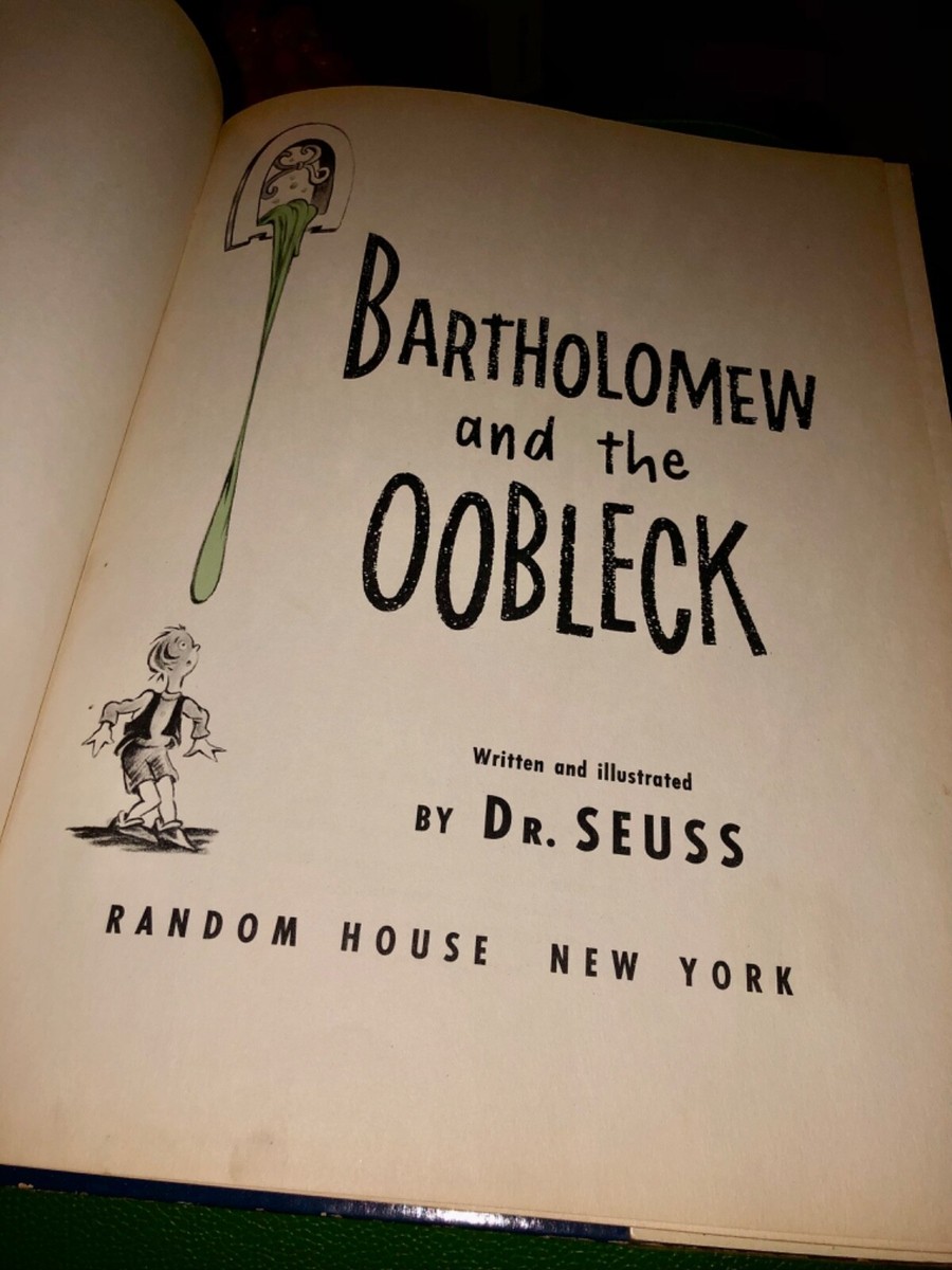 Lot 1949 Bartholomew And The Oobleck By Dr Seuss First