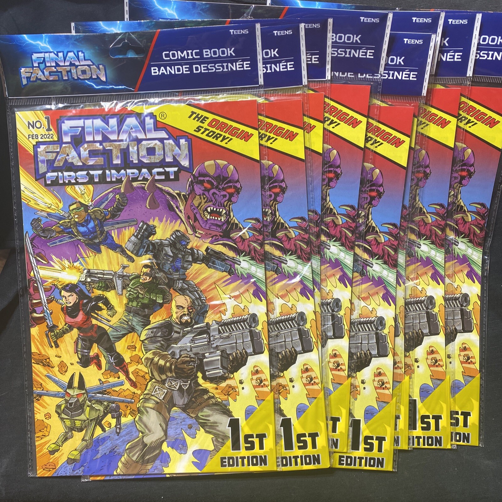 FINAL FACTION First Impact Comic Origin Story 1st Ed Issue #1 Feb 2022 ...