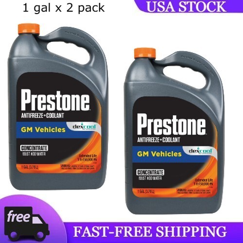 Prestone Dex-Cool Anitfreeze/Coolant Concentrate, 1gal x 2 pack | eBay