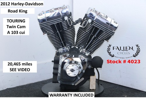 2012 Harley Touring Twin Cam A 103 Engine Motor Assembly 20K VIDEO ...