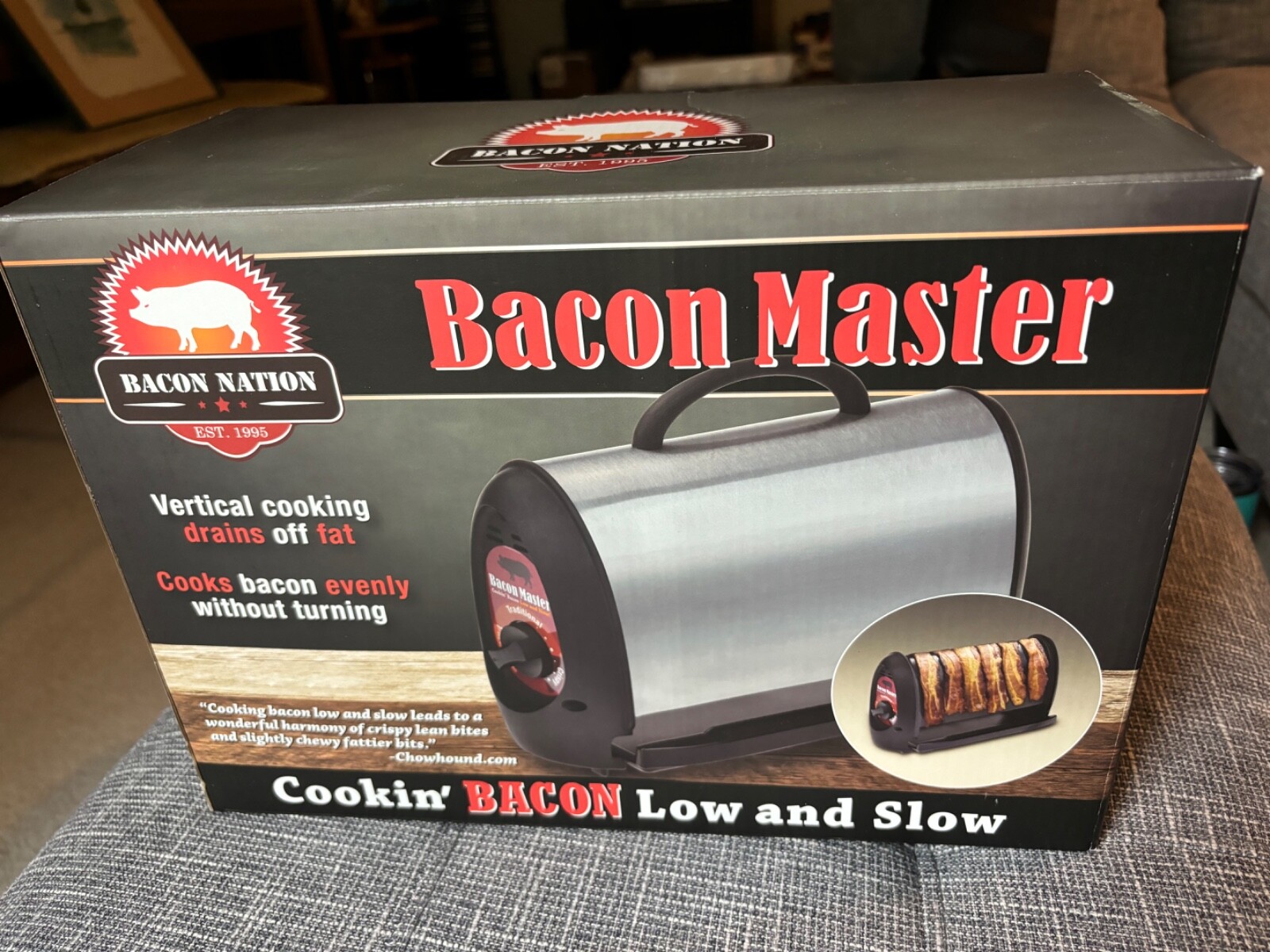 SmartPlanet Bacon Nation Bacon Master Cooker Stainless Steel Adjustable ...