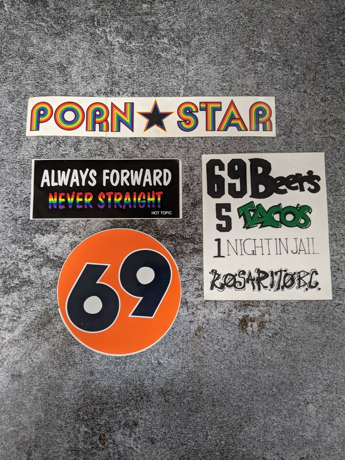 Lot of 1990s Hot Topic Stickers Vintage LGBTQ 69 Mexico drinking ...